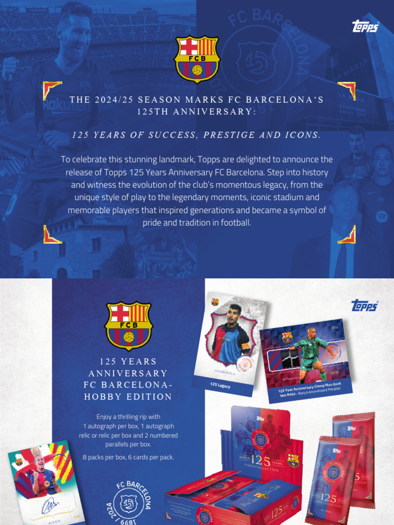 125th Barcelona Hobby Box Set | PDF | Fc Barcelona | Association ...