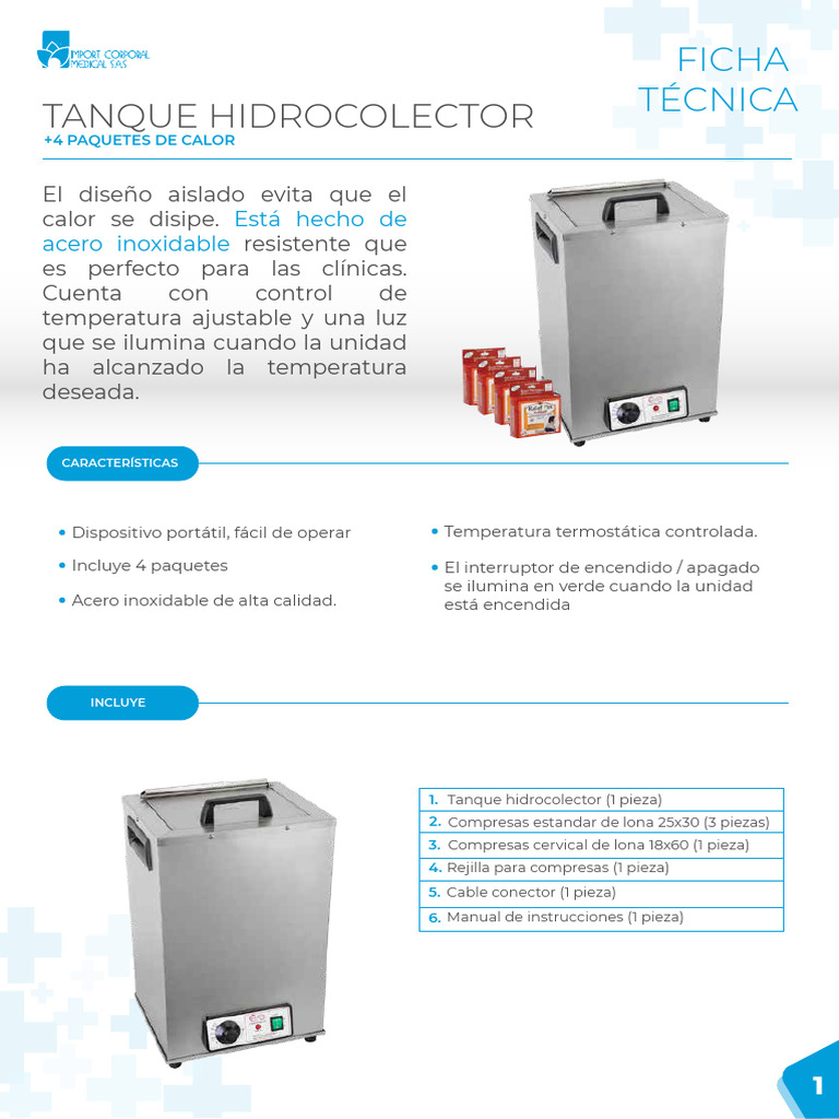 Tanque Hidro X4 | PDF | Bienes manufacturados | Electricidad