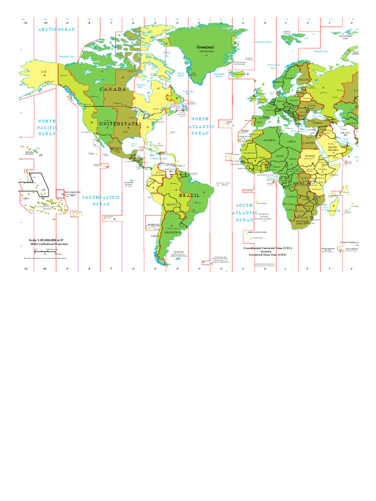 Chapter 2 - Standard_time_zones_of_the_world | PDF | Arab World