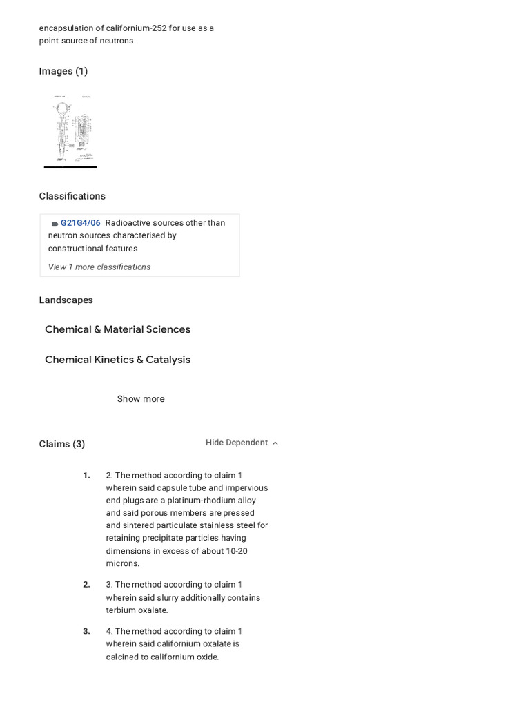 A Californium-252 Neutron | PDF | Radionuclide | Filtration