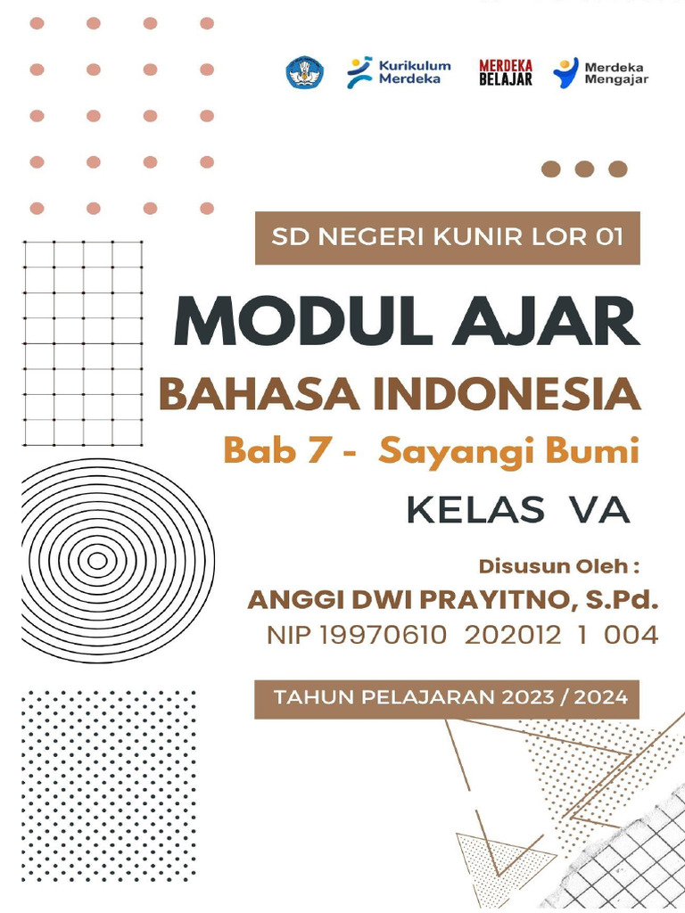 Modul Ajar Bindo Bab 7 KLS 5 - P. Anggi Dwi | PDF