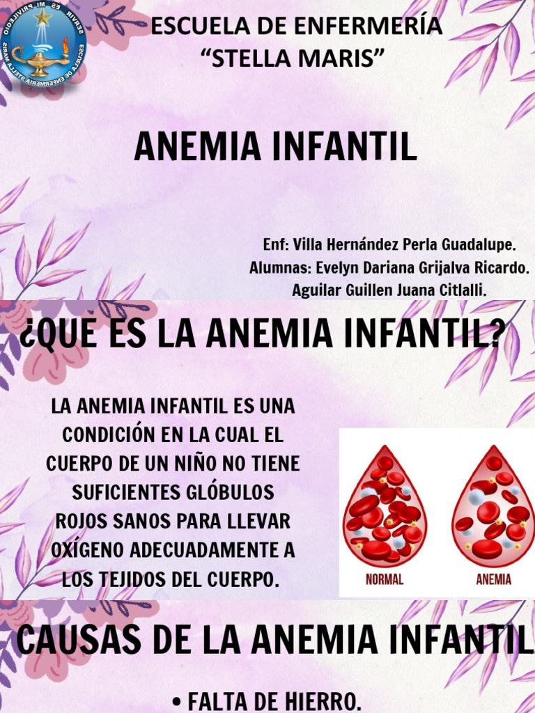 Anemia Infantil PDF | PDF