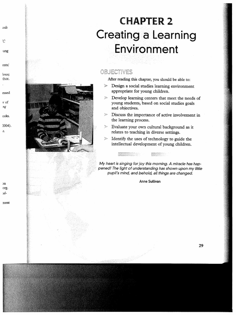 Creating A Learning Env CH From Everyday Ss in Ece Book | PDF | Learning | Teachers