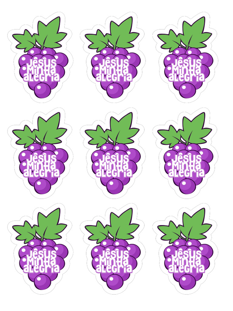 Lembrancinha - Jesus, A Videira Verdadeira | PDF