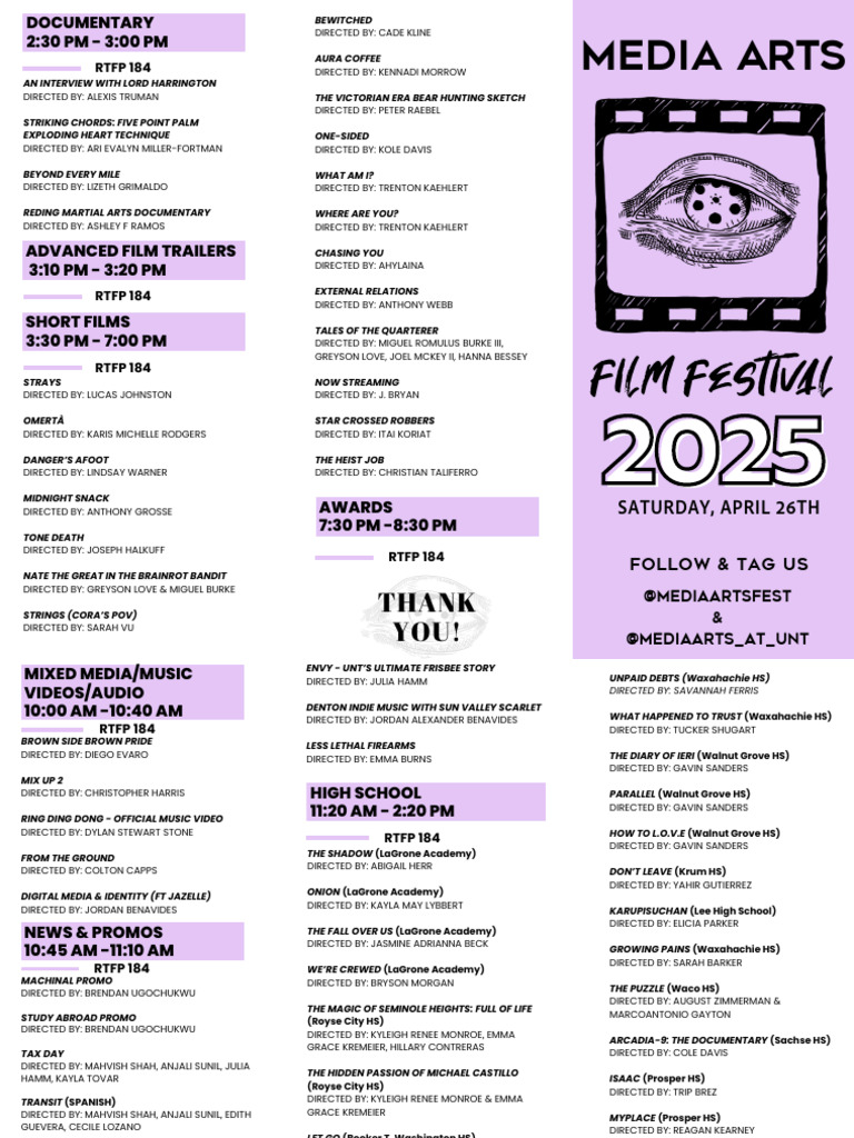 Festival Brochure 2025 (MAF 2025) | PDF