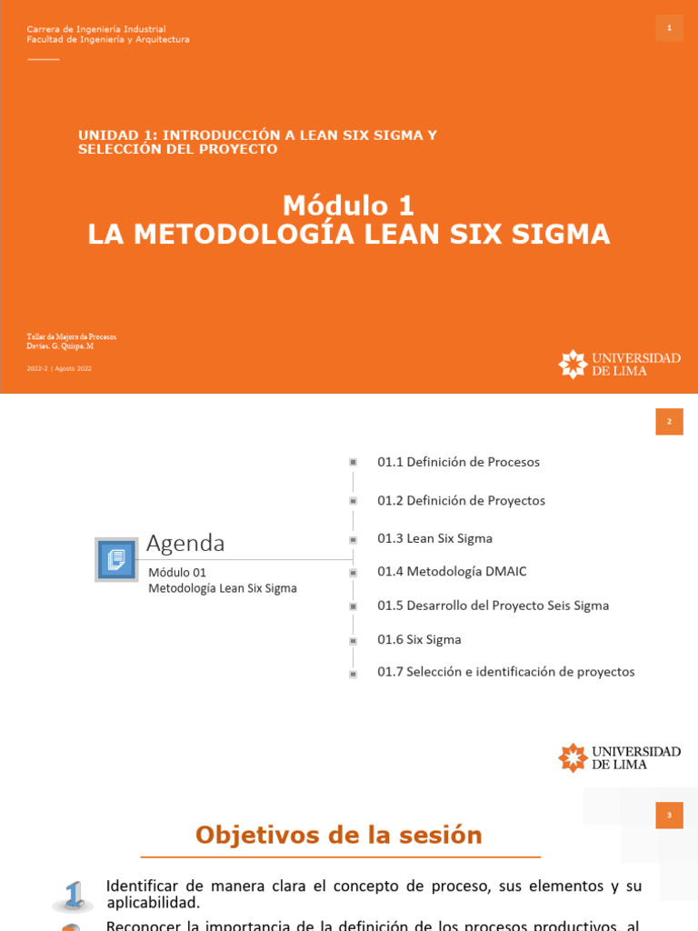 2022-2 - Modulo 01 - Metodologia Lean Six Sigma | PDF | Six Sigma | Lean Manufacturing