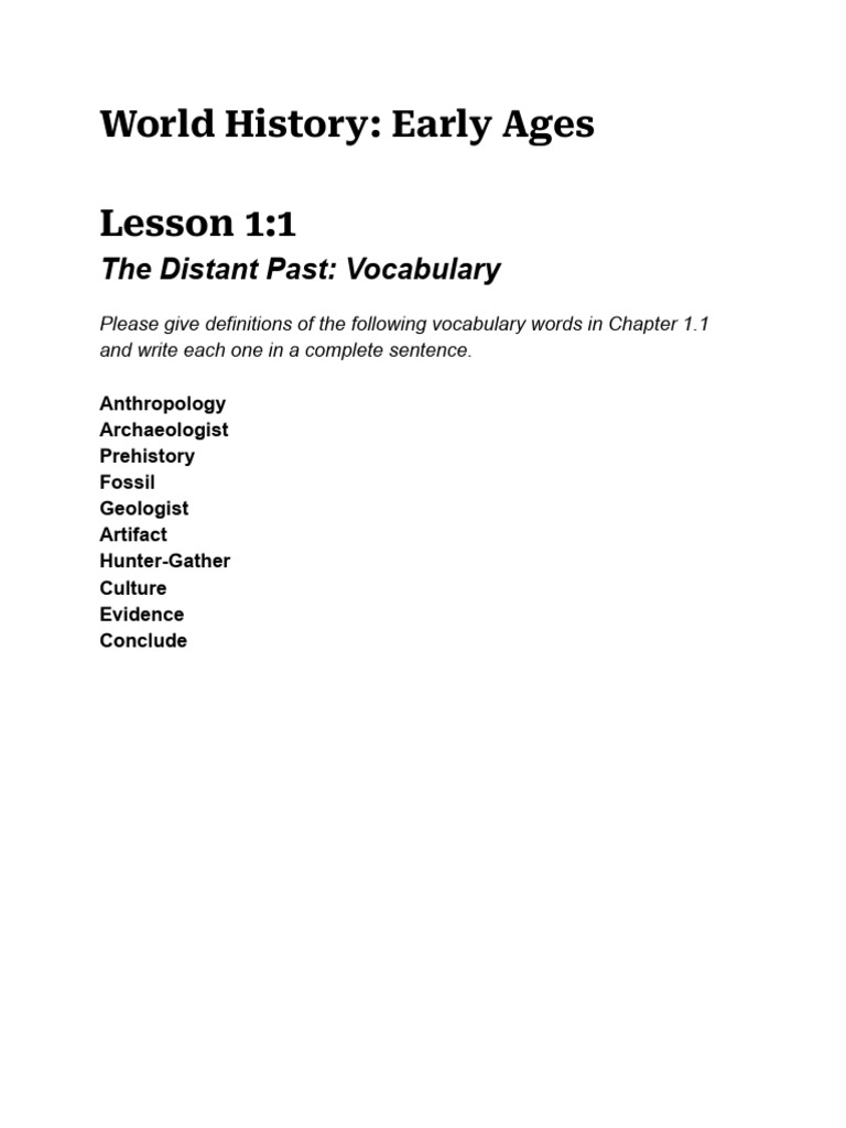 World History_ Early Ages | PDF