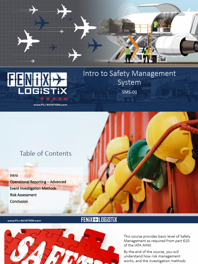Intro to Safety Management System | PDF | Risk | Safety