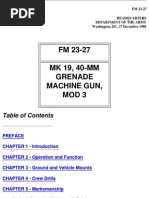 Firing Tables mk19 | PDF | Artillery | Ballistics