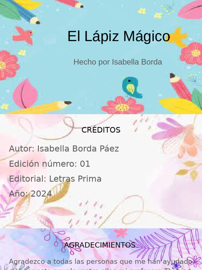 El Lápiz Mágico | PDF