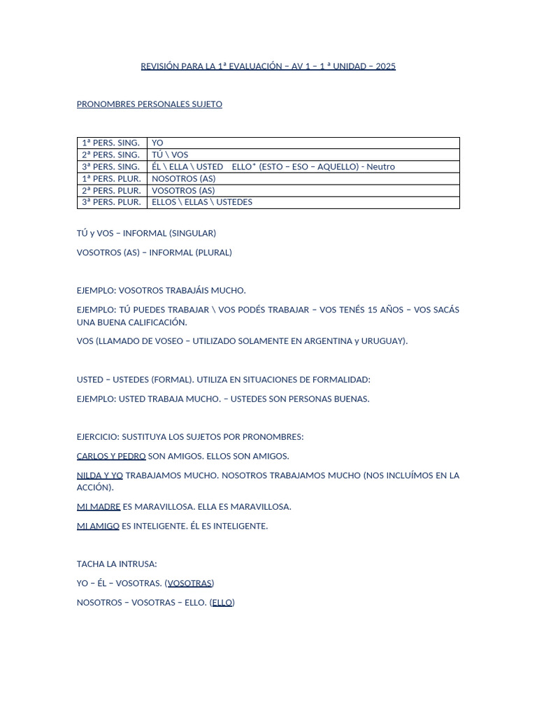 Pronombres y Apócope en Español | PDF | Gramática | Idiomas