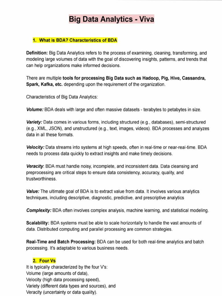 Sem 7 Comps Bda Viva Qa | PDF