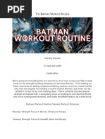 Katsuki Bakugo Workout PDF | PDF | Strength Training | Physical Fitness