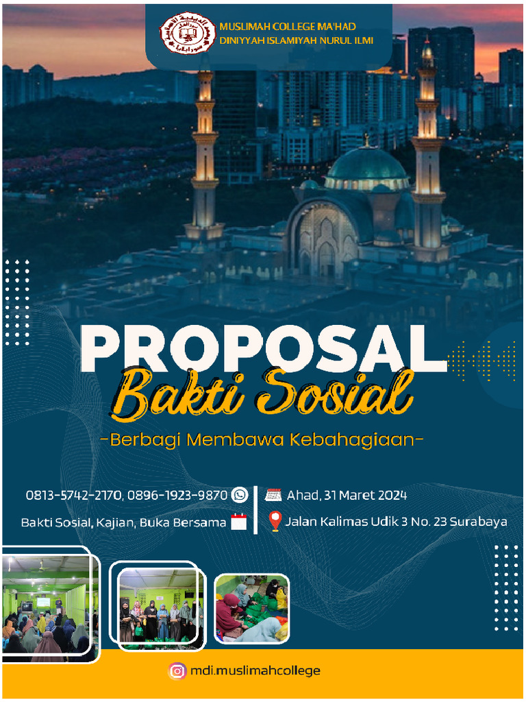 Proposal Baksos Mdi'24 | PDF