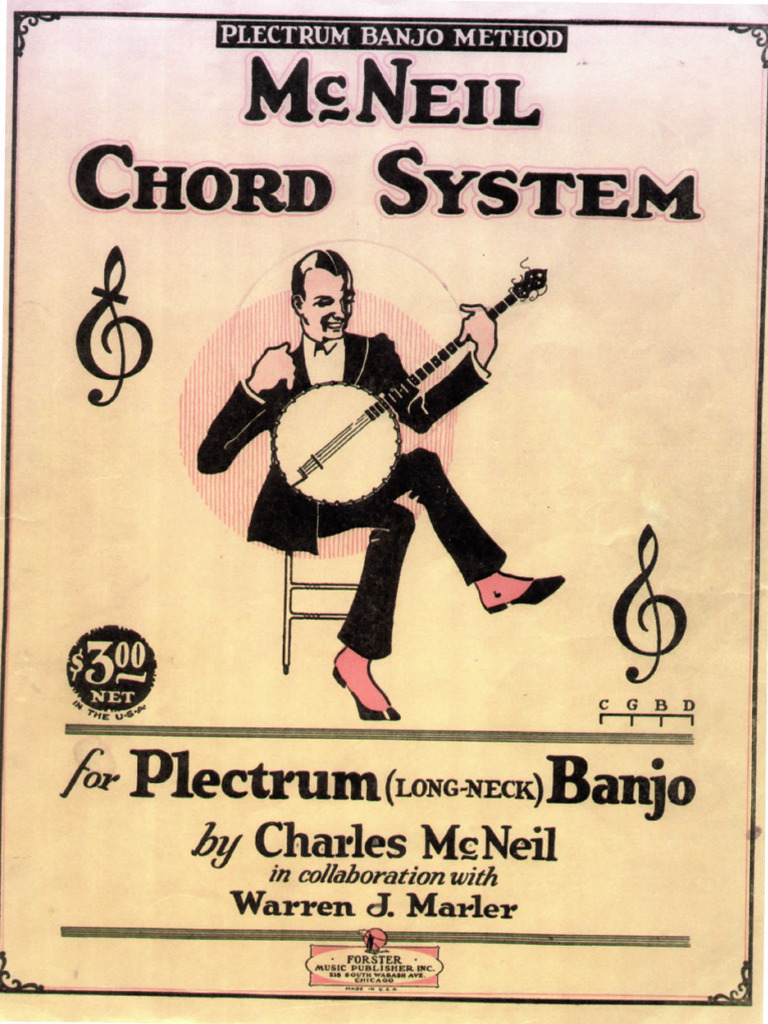 Chord System For Plectrum Banjo 1 | PDF