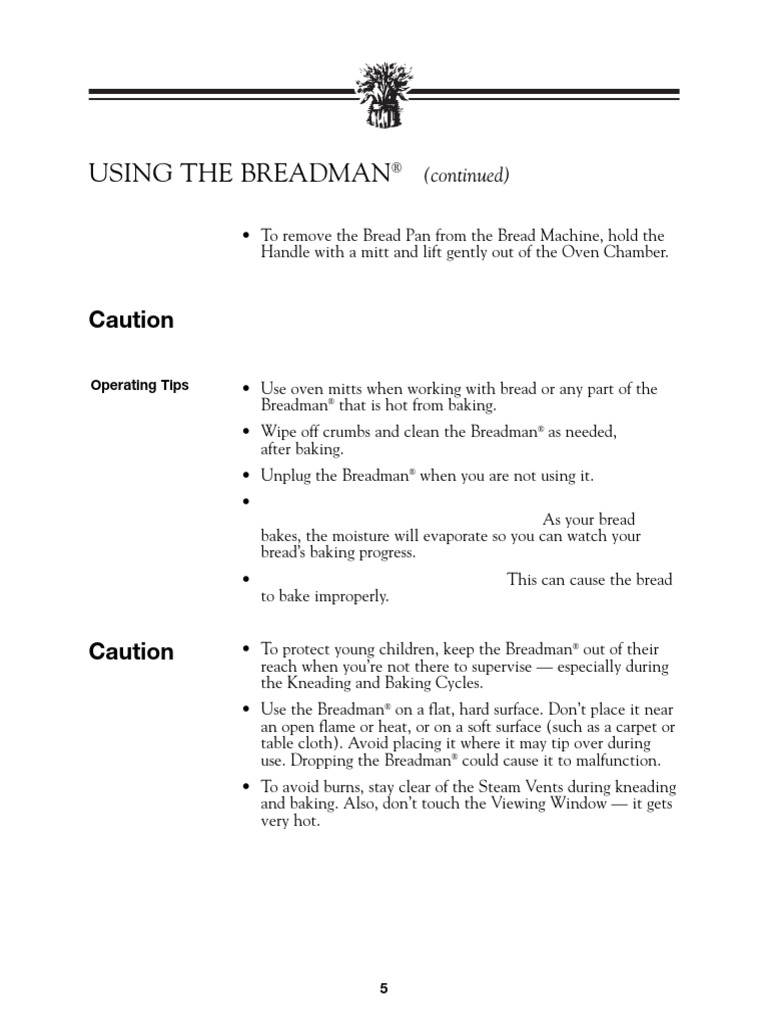 Breadmaker Manual-7 | PDF