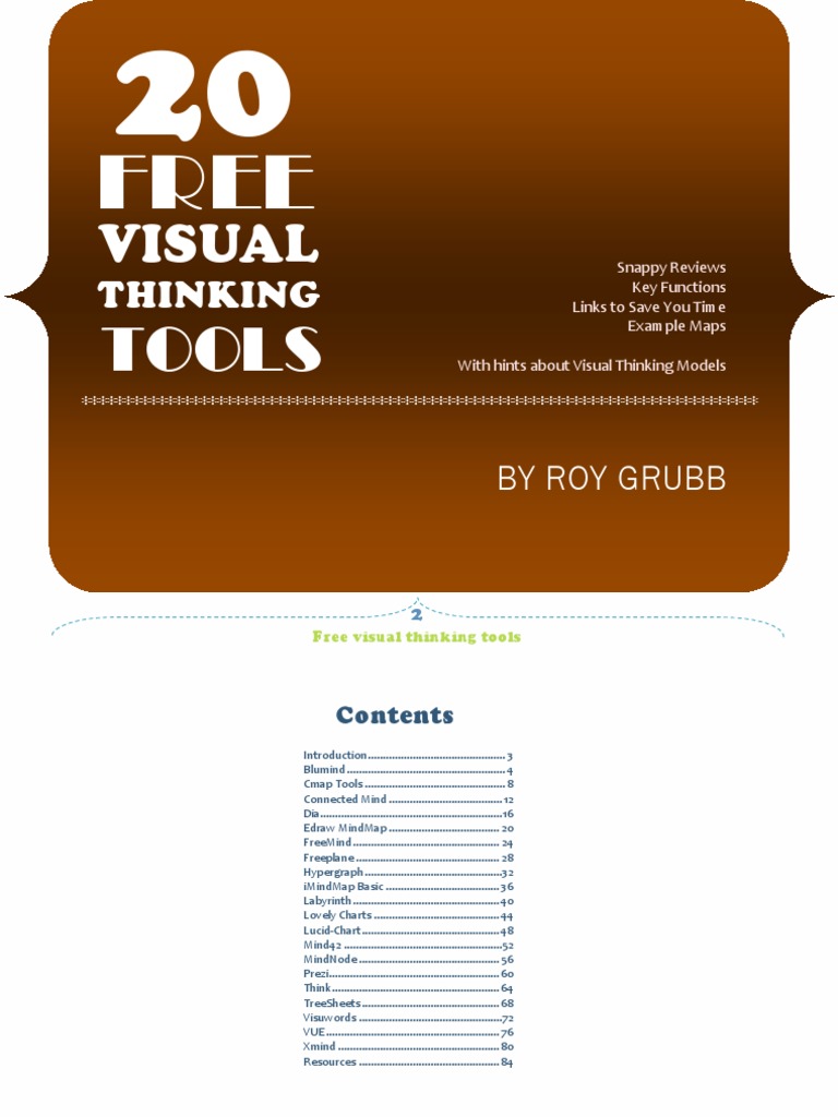 20 Free Visual Thinking Tools | PDF | Art | Computers