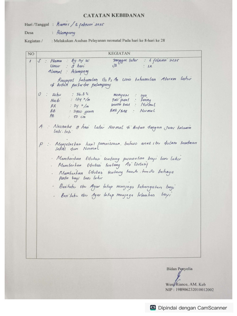 SOAP Neonatal 1 | PDF