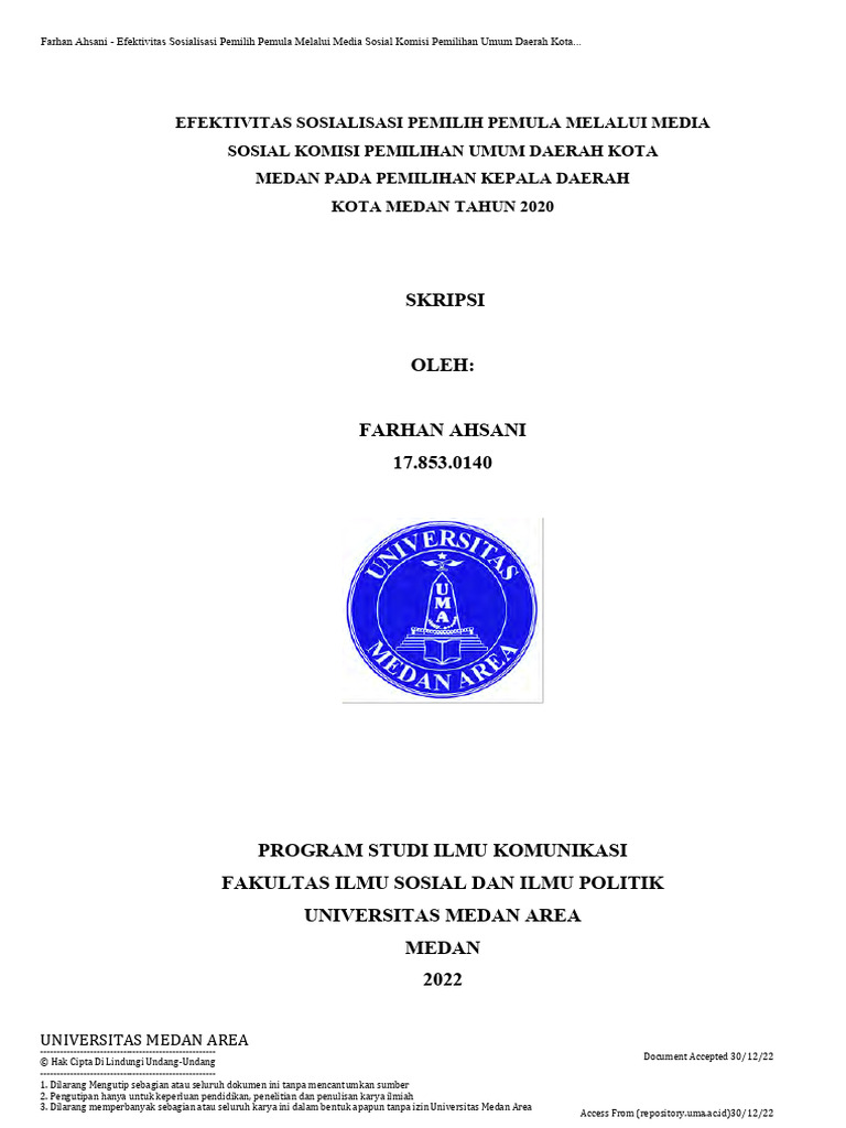 178530140 - Farhan Ahsani - Fulltext | PDF