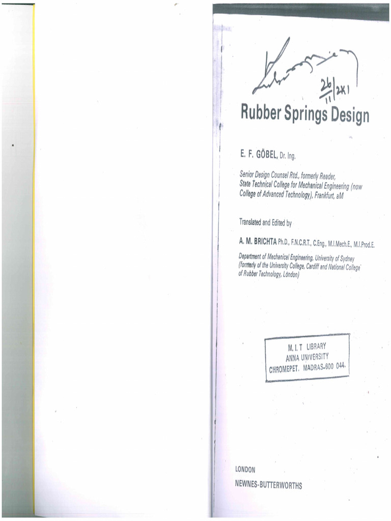 RubberSprings Design | PDF