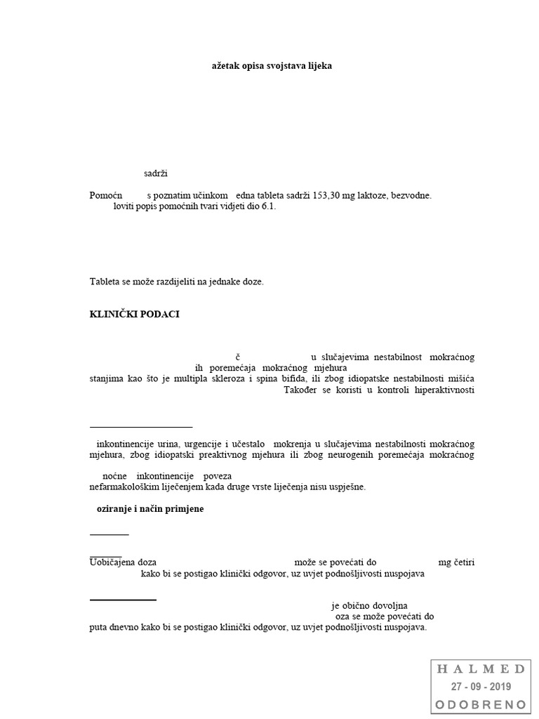 Driptane 5 MG Tablete SPC | PDF