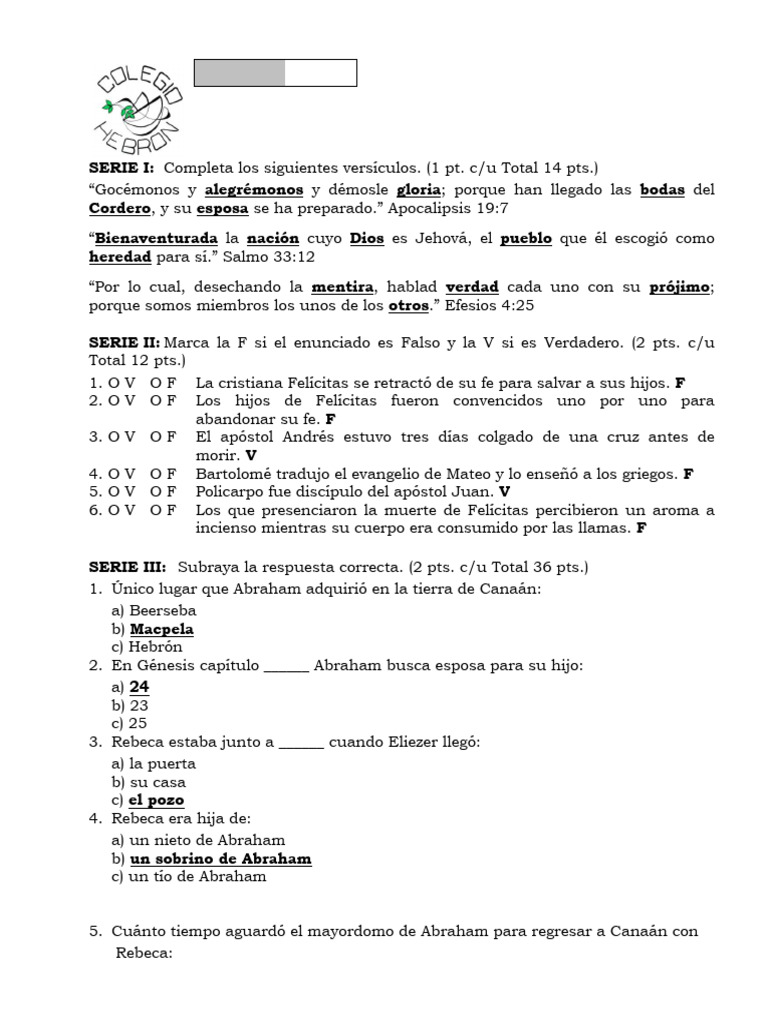 IIIB Mes-07 F Clave Biblia | PDF | Abrahán | Isaac