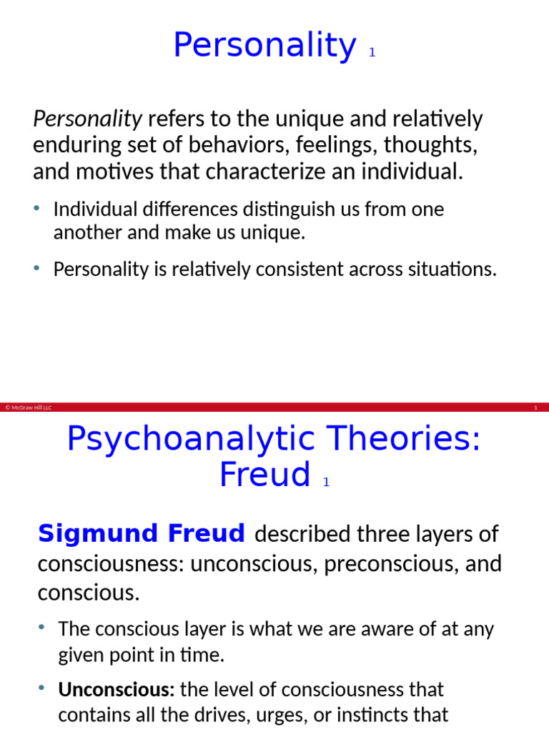 Understanding Personality Theories | PDF | Unconscious Mind ...