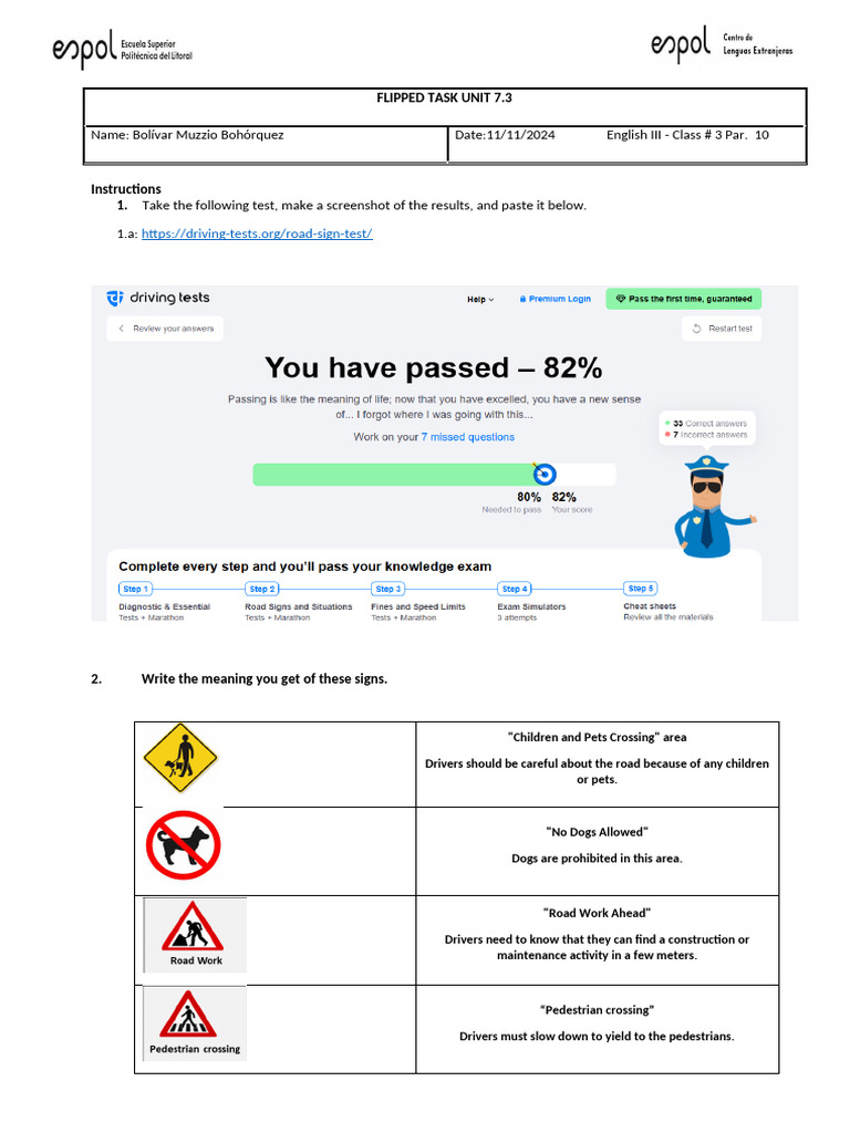 Flipped Task - Unit 9.1 - Modals For Rules and Regulations | PDF | Transport | Road Transport