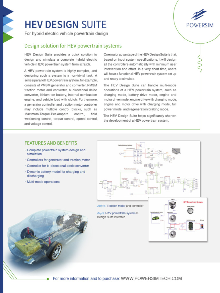 PSIM - Motor Control e Hybrid Electric Vechicles | PDF | Hybrid Vehicle ...