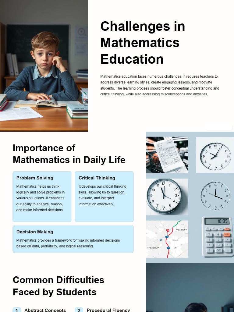 PPT_Problems-of-Mathematics-Learning | PDF | Learning | Teaching ...