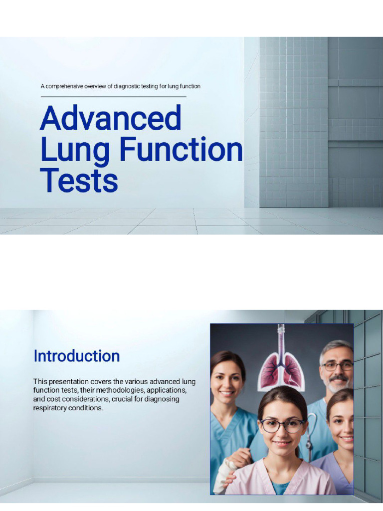 Advanced Lung Function Test | PDF