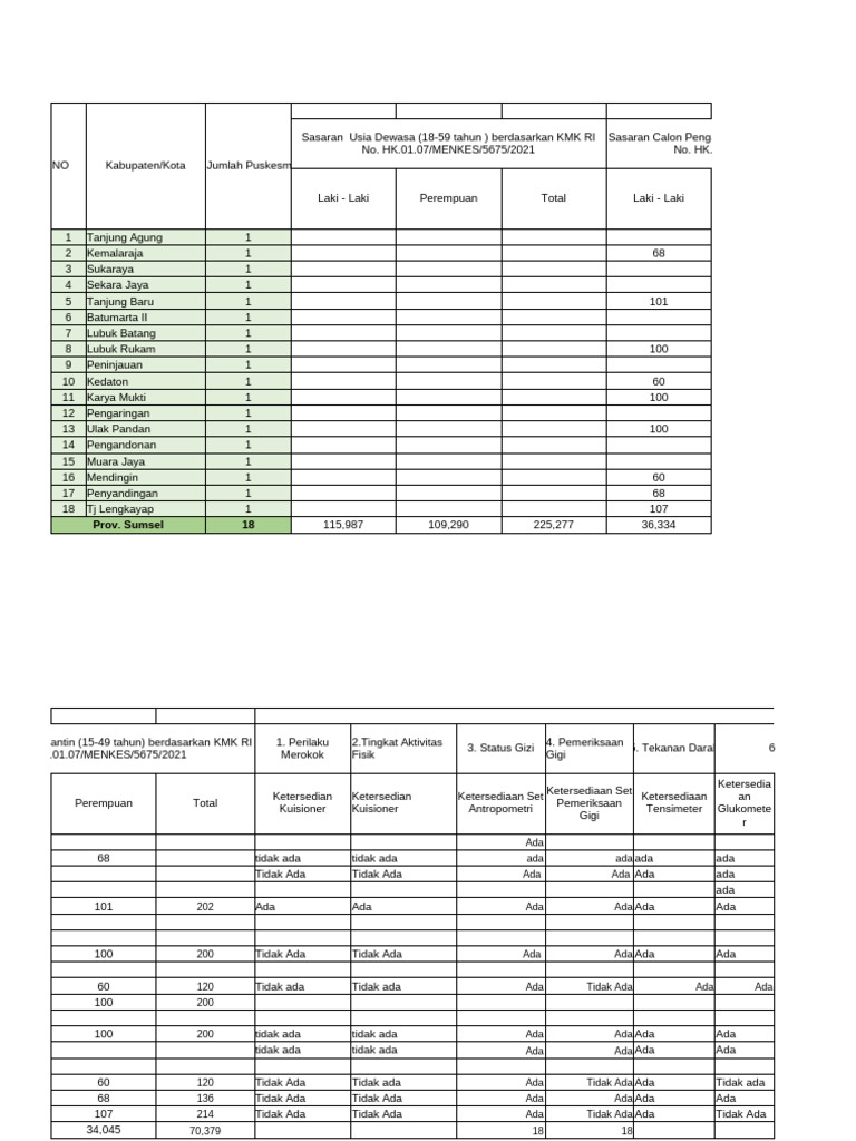 Assesment PKG Sumsel 2025 - Dewasa Dan Kespro | PDF