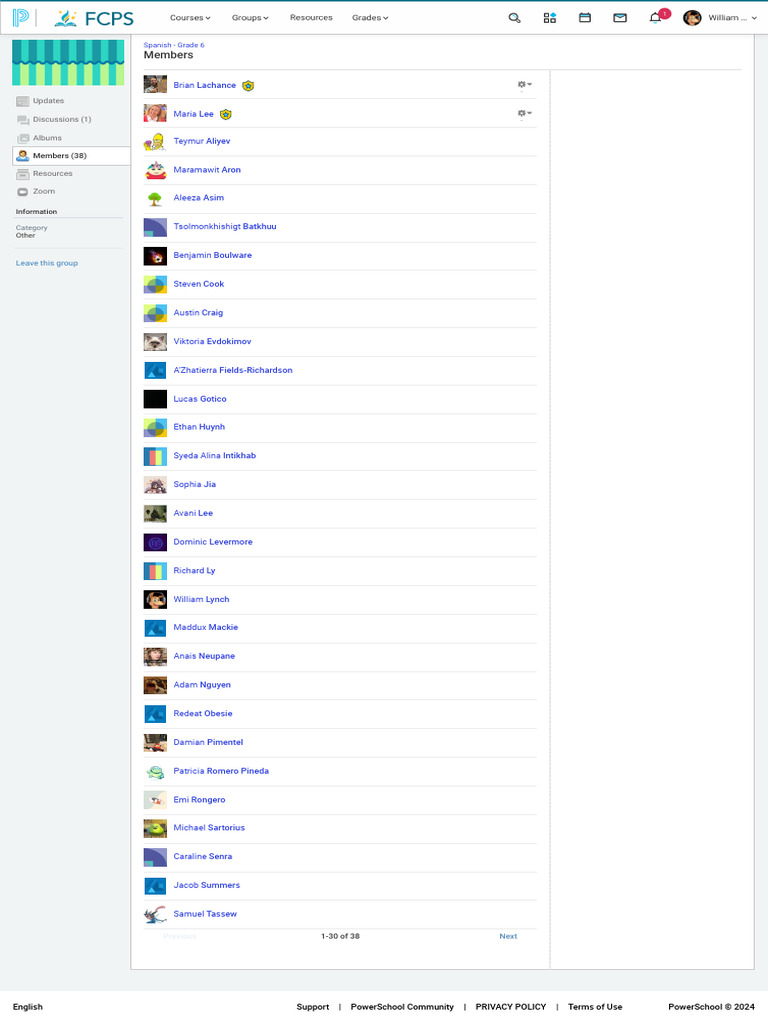 Spanish - Grade 6 - Members Schoology | PDF