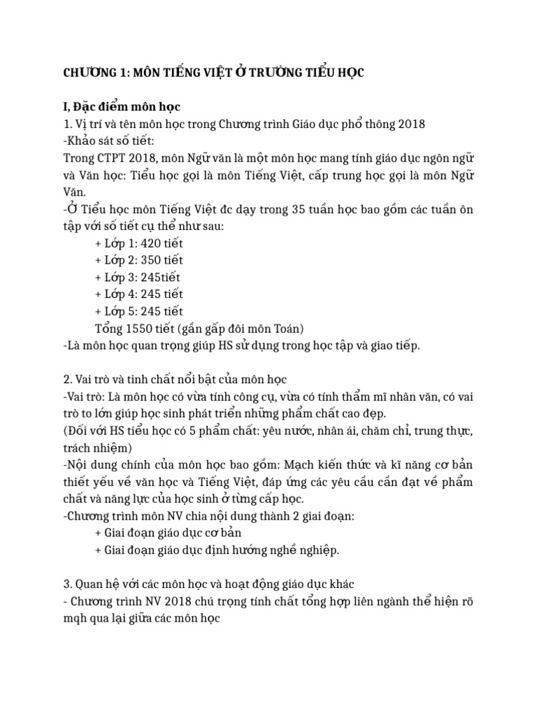 Chương 1 PPTV 1 | PDF