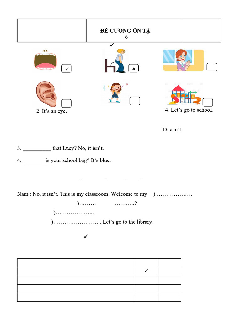 Grade 3 HKI Exam Review Guide | PDF | Educational Environment | Graphite