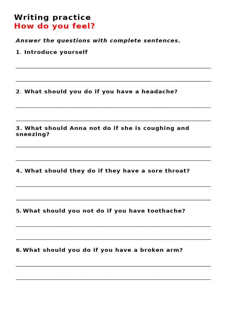 BE4 U4 Writing Practice | PDF