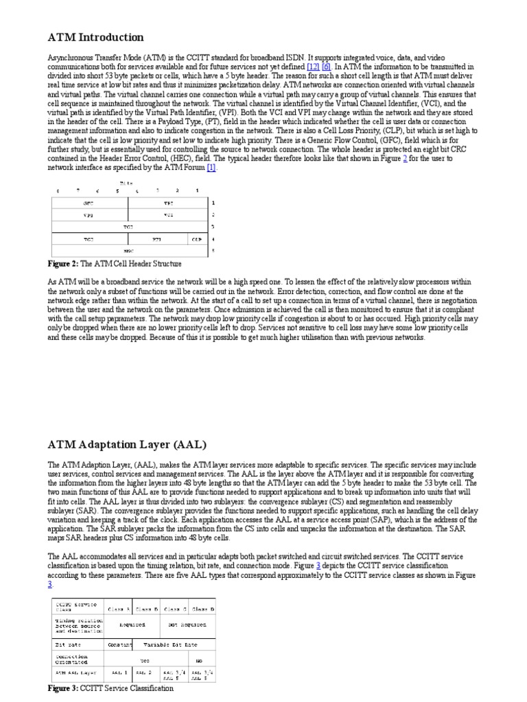 ATM Introduction: Figure 2: The ATM Cell Header Structure | Download ...