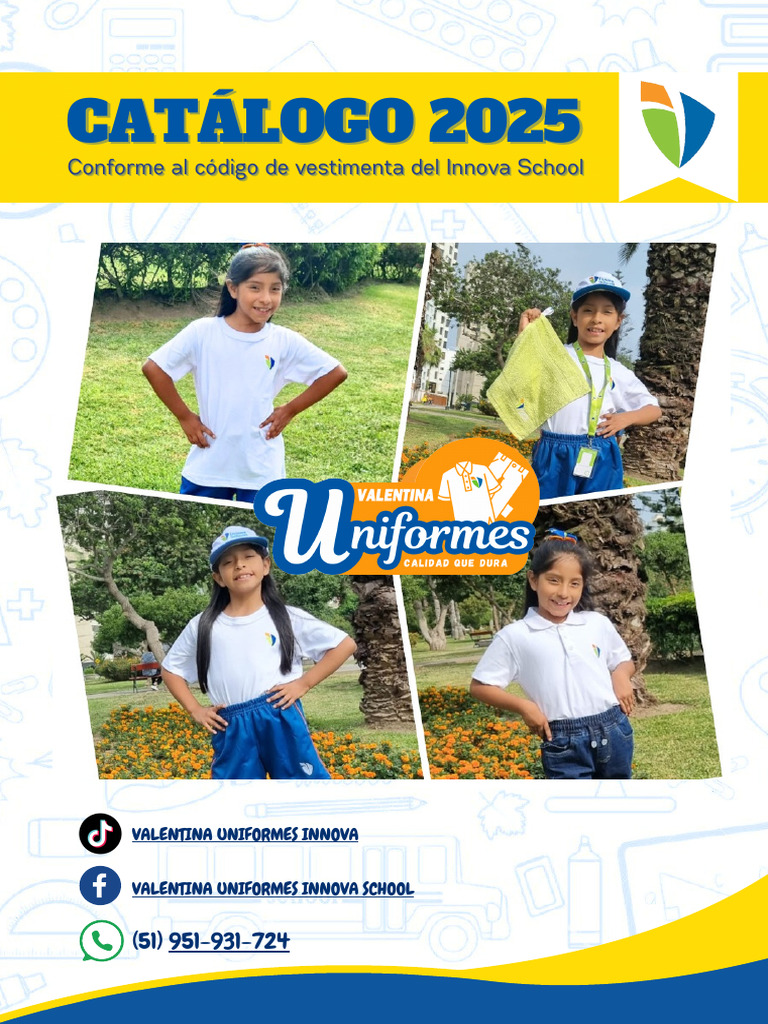 Catalogo Valentina Uniforme Innova School SP | PDF | Ropa | Apariencia ...