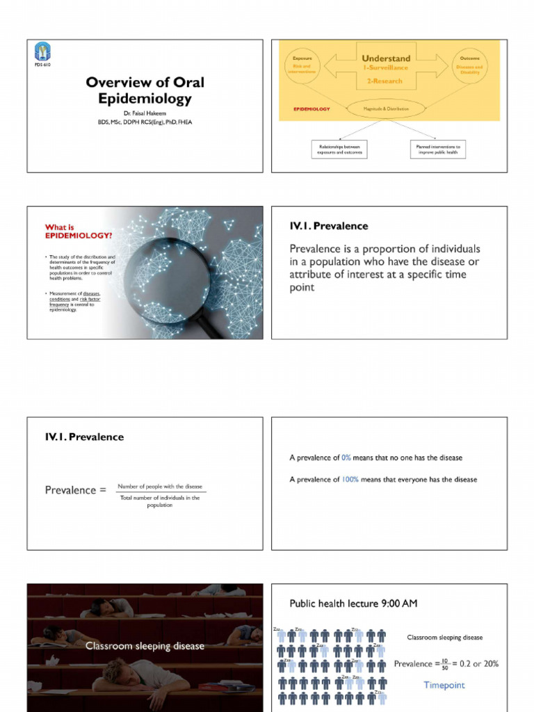 Overview of Oral Epidemiology 2 | PDF