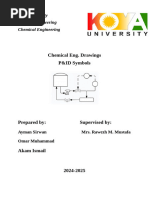 Chemical Engineering PFD Symbols | PDF | Chemical Reactor | Distillation