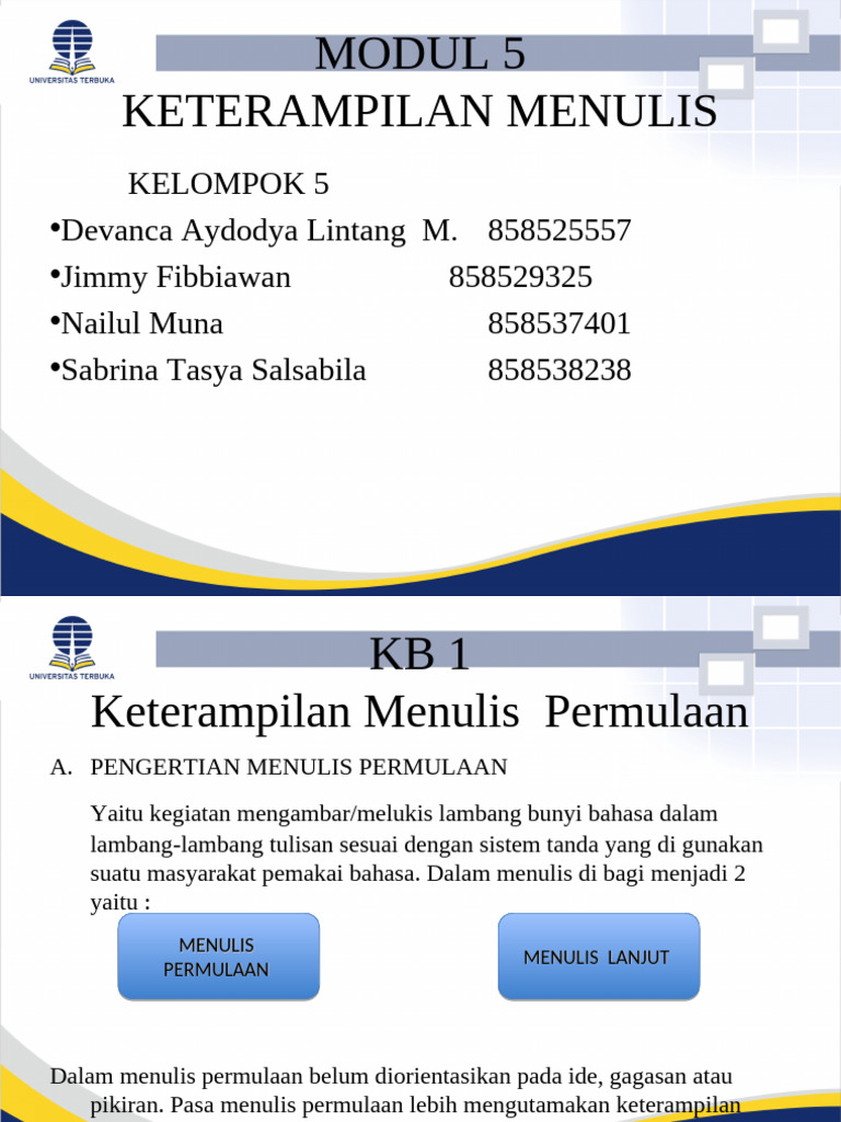 Kelompok 5 Tugas PPT Keterampilan Berbahasa Indonesia | PDF