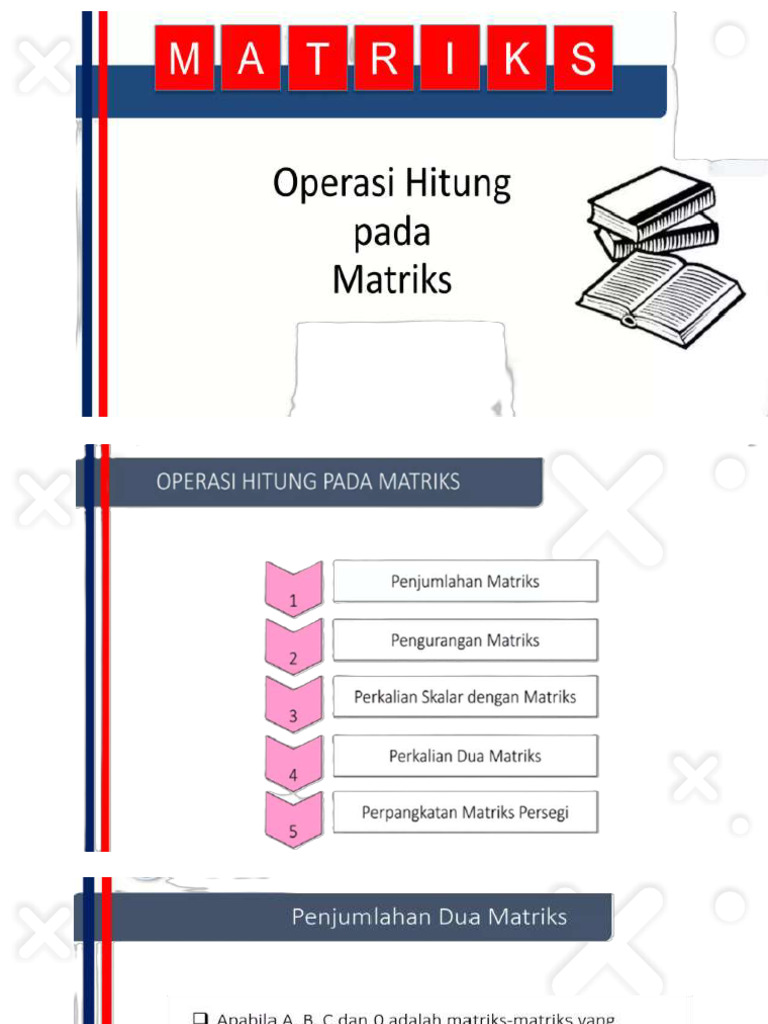 1. Operasi Hitung Matriks | PDF