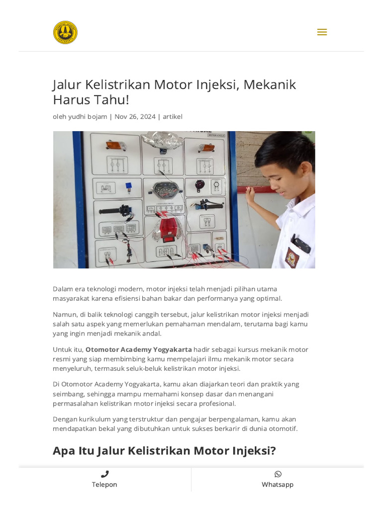 Pemahaman Jalur Injeksi Motor Injeksi | PDF