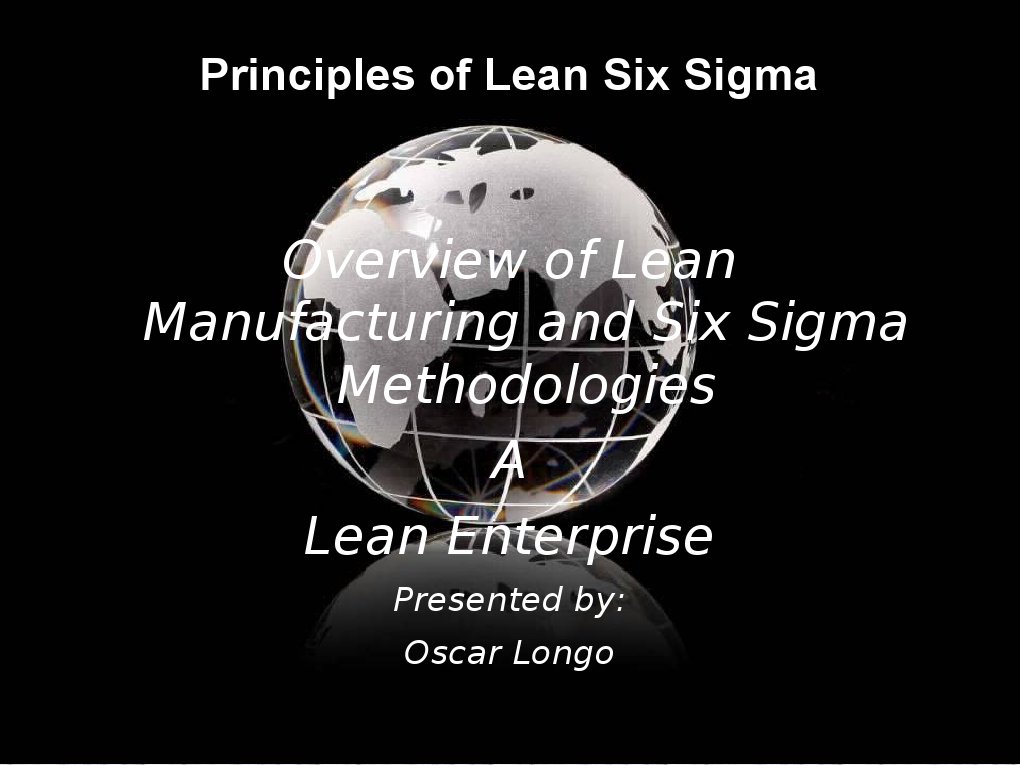 Implementing a Lean Six Sigma Strategy for Profitability and ...