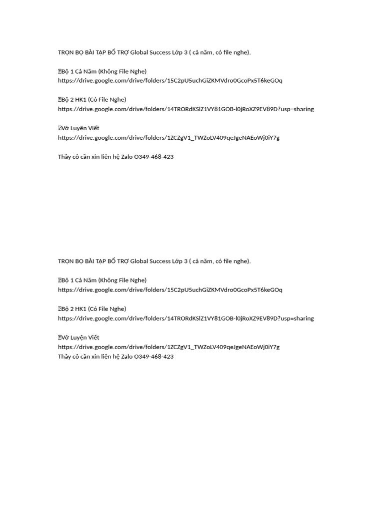 Tron Bo Day Them Global Success 3 CO FILE NGHE | PDF