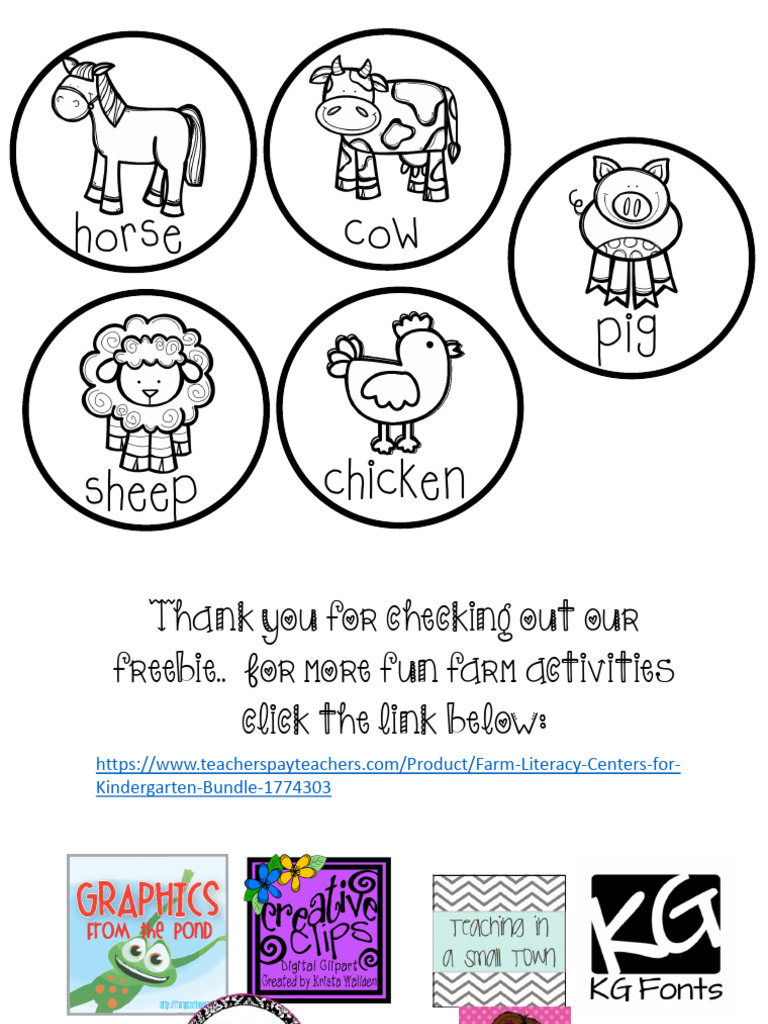 Horse Cow Pig Sheep Chicken | PDF