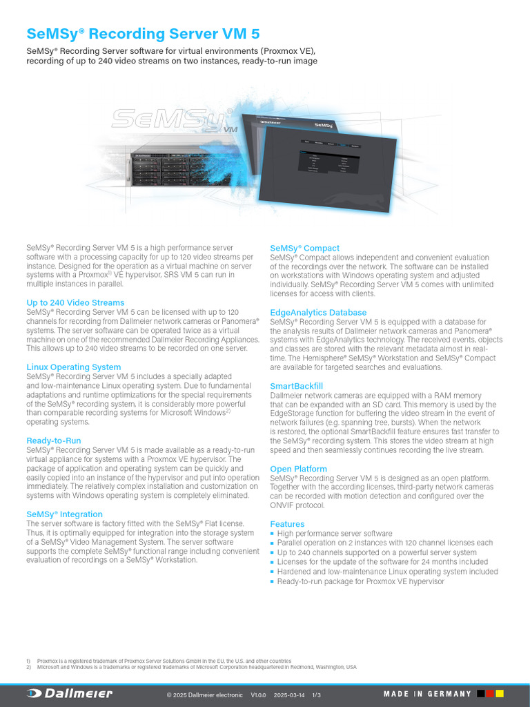 Ds SeMSy Recording Server VM 5 en | PDF | Virtual Machine | Operating System