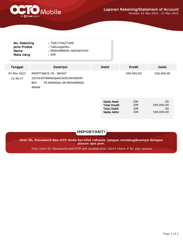 CASA Statement Mar2025 07032025120016 PDF | PDF