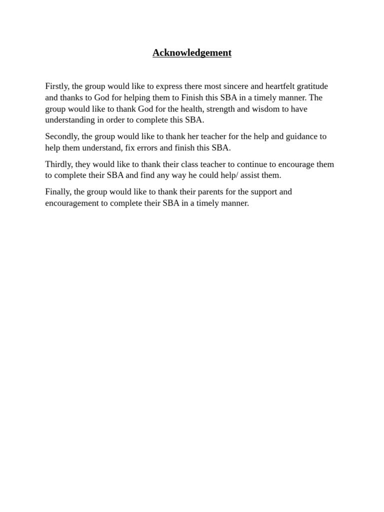 math SBA Acknowledgement (2) | PDF