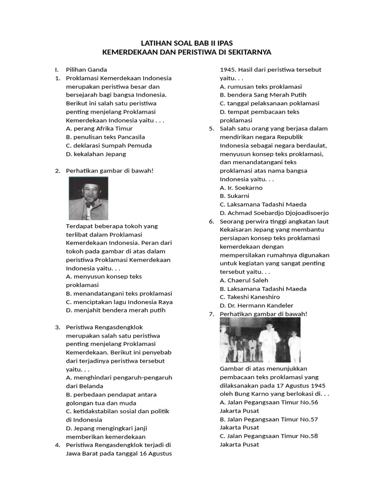 Latihan Soal Bab Ii Ipas | PDF